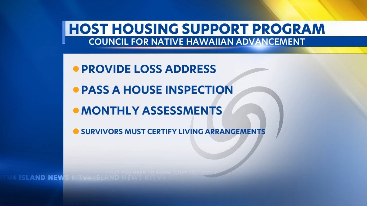 CNHA launches Host Housing Support Program for those hosting fire survivors - YouTube