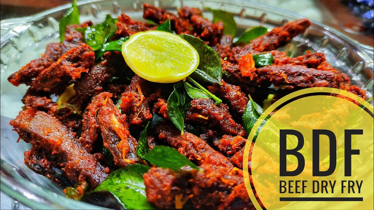 BDF / Beef Dry Fry / Beef Recipe - YouTube