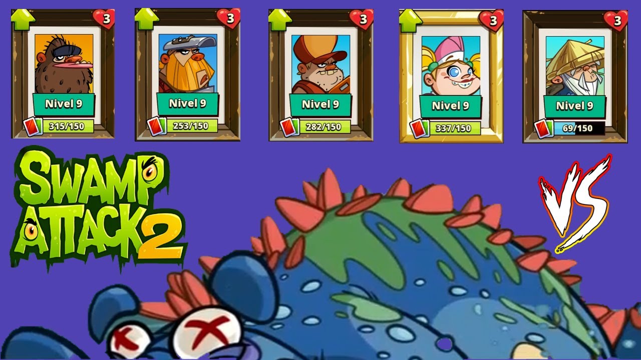Quien lo VENCE MÁS RAPIDO! | Swamp Attack 2 | Android gameplay #10 ...