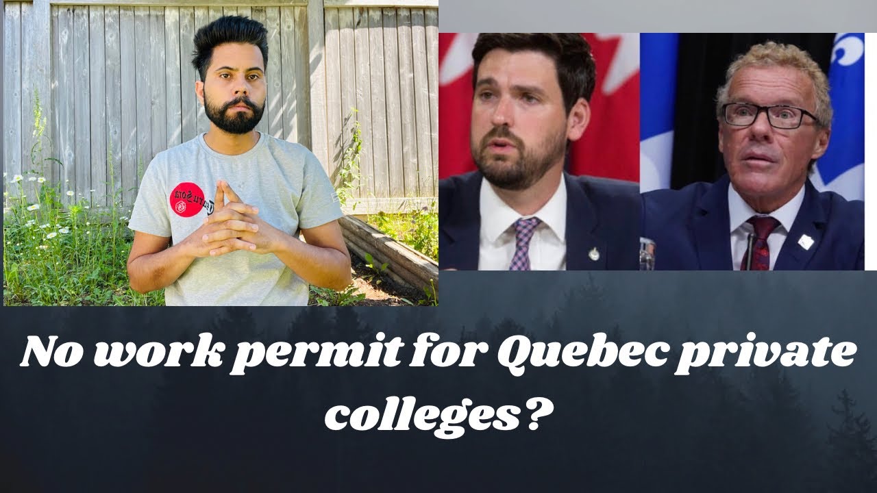 New rule for work permit in quebec private colleges #quebec #workpermit ...