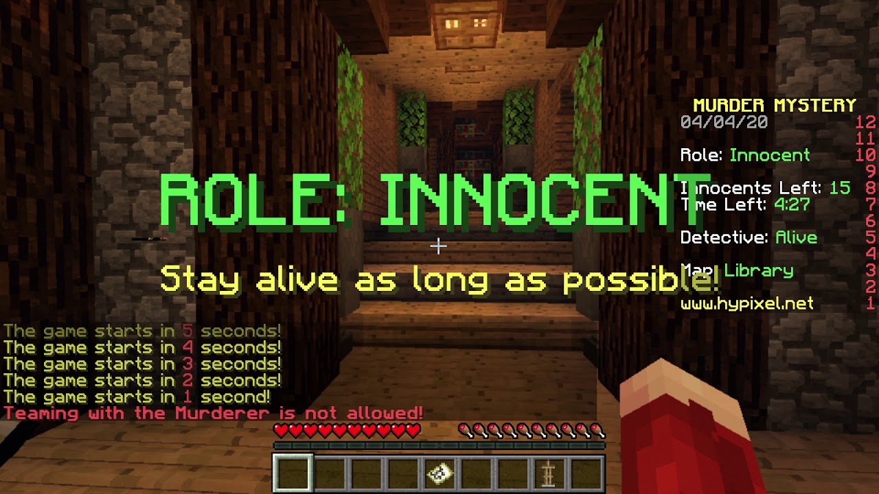 Murmur Most Foul | Minecraft Hypixel Murder Mystery - YouTube