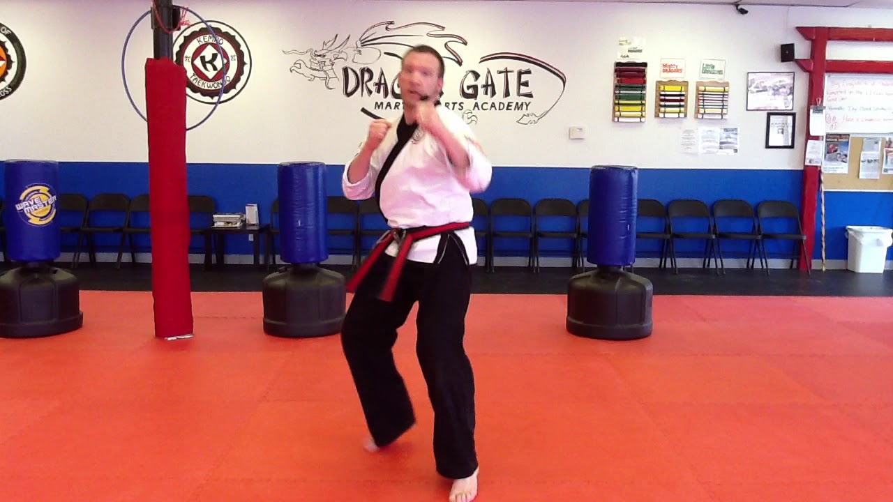 Front Leg Round Kick Advancing Round Kick - YouTube