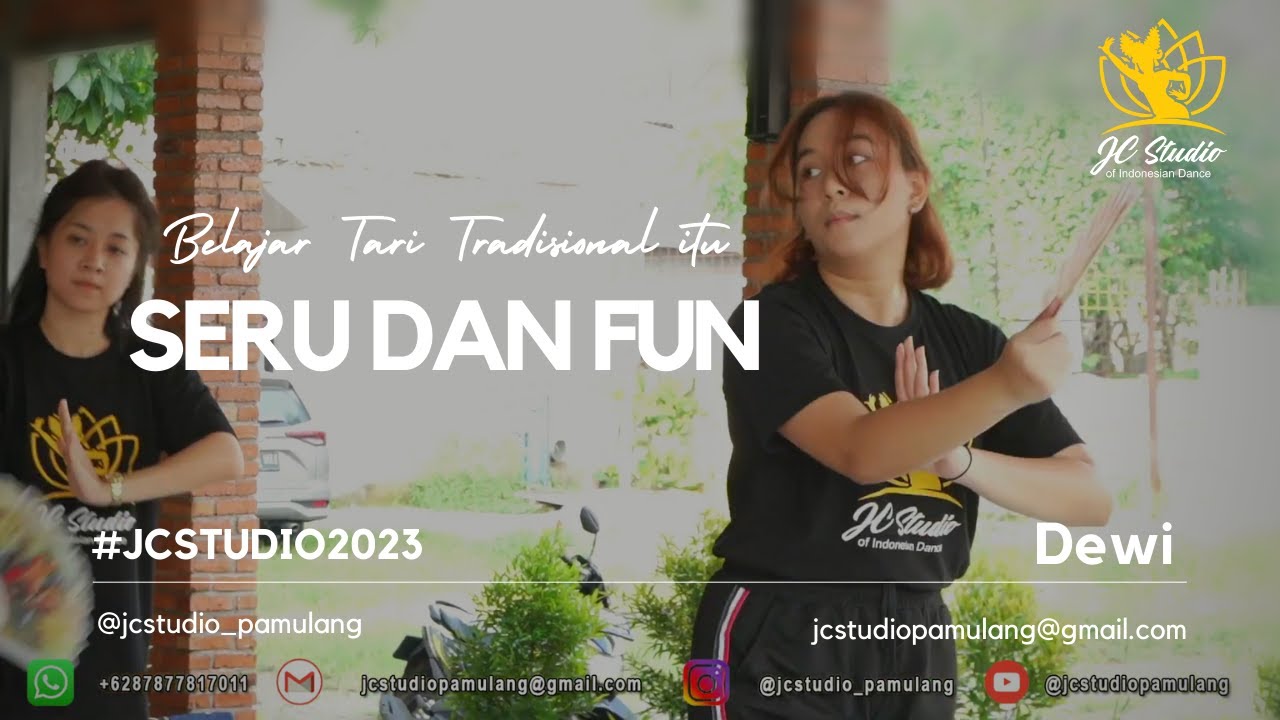 JC STUDIO | Dewi : Belajar Tari Tradisional itu Seru dan Fun - YouTube