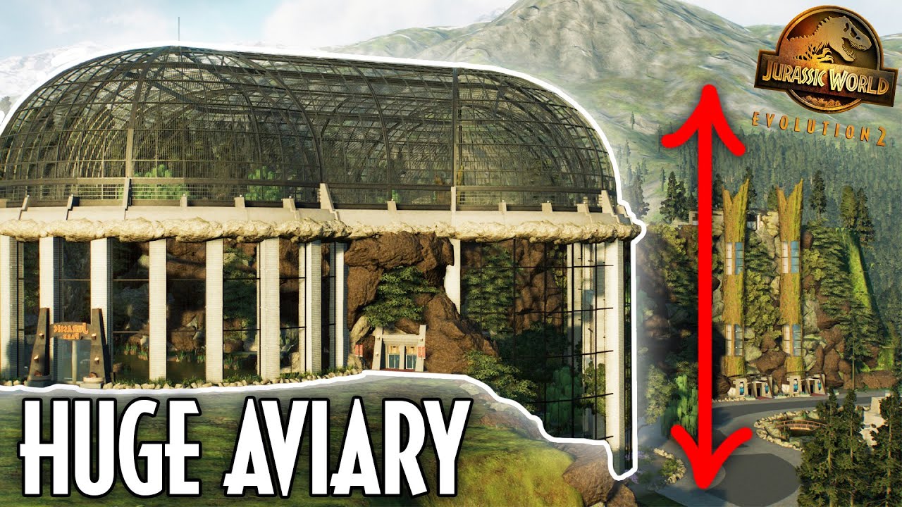 Building The Most SPECTACULAR Aviary | Jurassic World Evolution 2 - YouTube