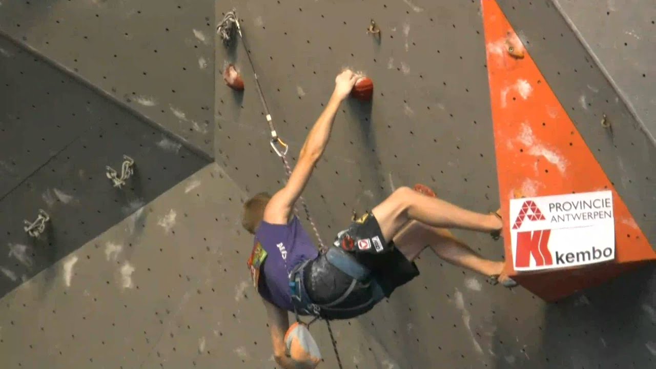 IFSC World Cup Lead Puurs 2011 - Finals - Jacob Schubert - YouTube
