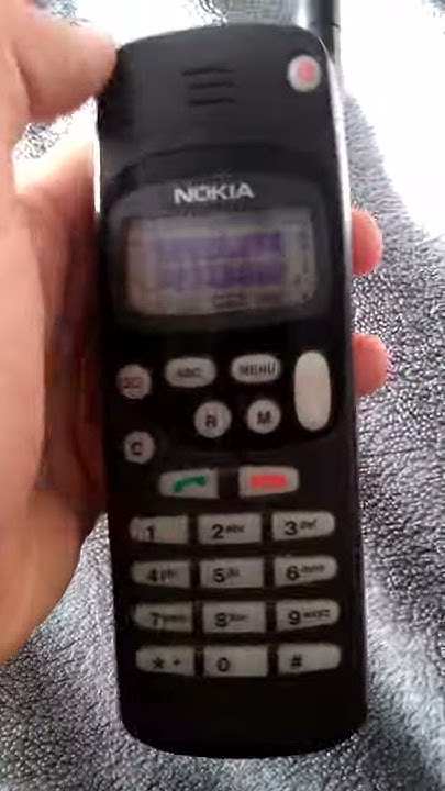 Nokia 1610 - vintage mobile phone - YouTube