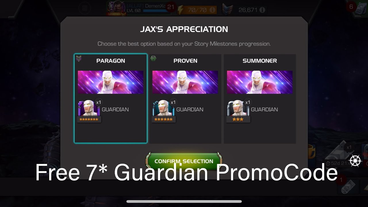 Free 7* Guardian - PromoCode - YouTube
