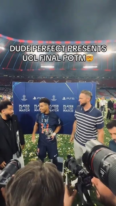 Dude perfect presents UCL Final POTM, PSG 5-0 inter Milan #viraltiktok #dudeperfect #shorts ...
