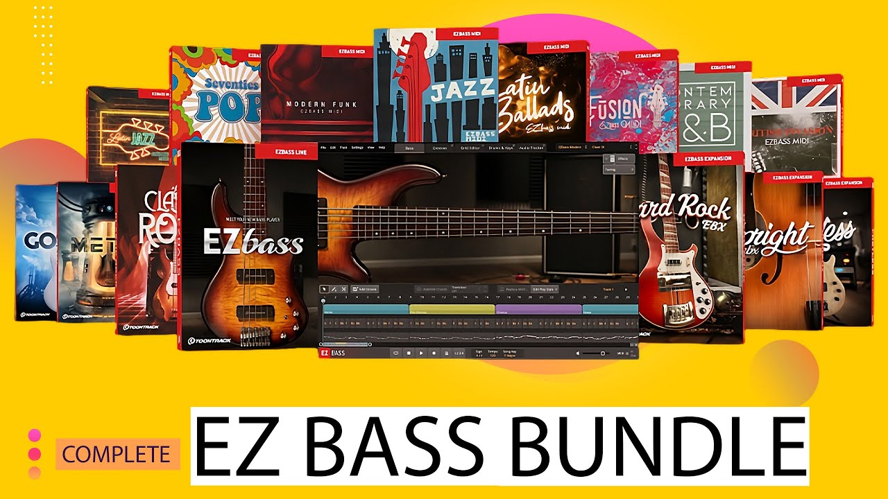 Toontrack EZbass Complete Bundle Download Full Version (MAC & Windows ...