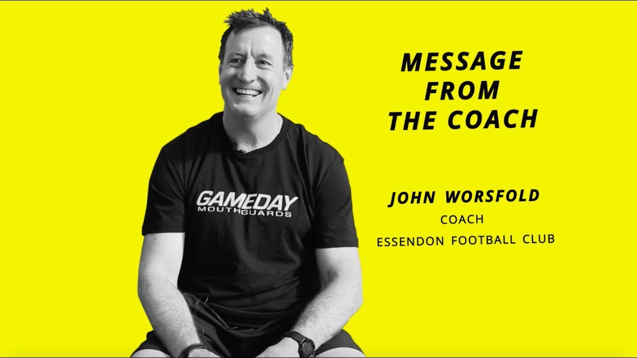Message From The Coach - John Worsfold - Why You Should Wear A Custom ...