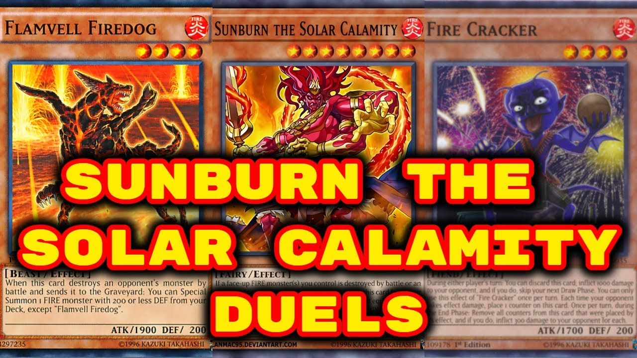 Yugioh - Sunburn the Sweltering Solar Calamity Duels (Deck Download in ...