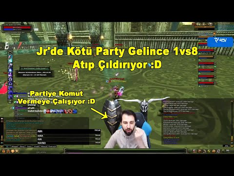 1ST3NM1 - Jr'de Kötü Party Gelince 1vs8 Atıp Çıldırıyor :D | Knight Online