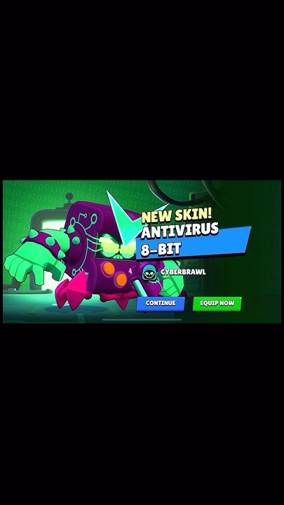 Been Wanting This Skin For A While ! Antivirus 8-bit 👾🕹️🔥 #supercellcreator #brawlstars #arcade ...