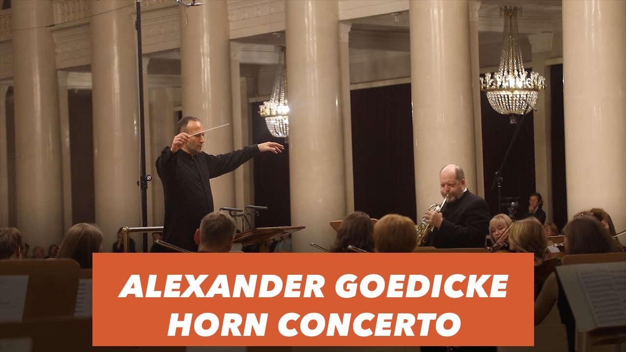 Alexander Goedicke Horn concerto | Sergei Polyanichko - YouTube