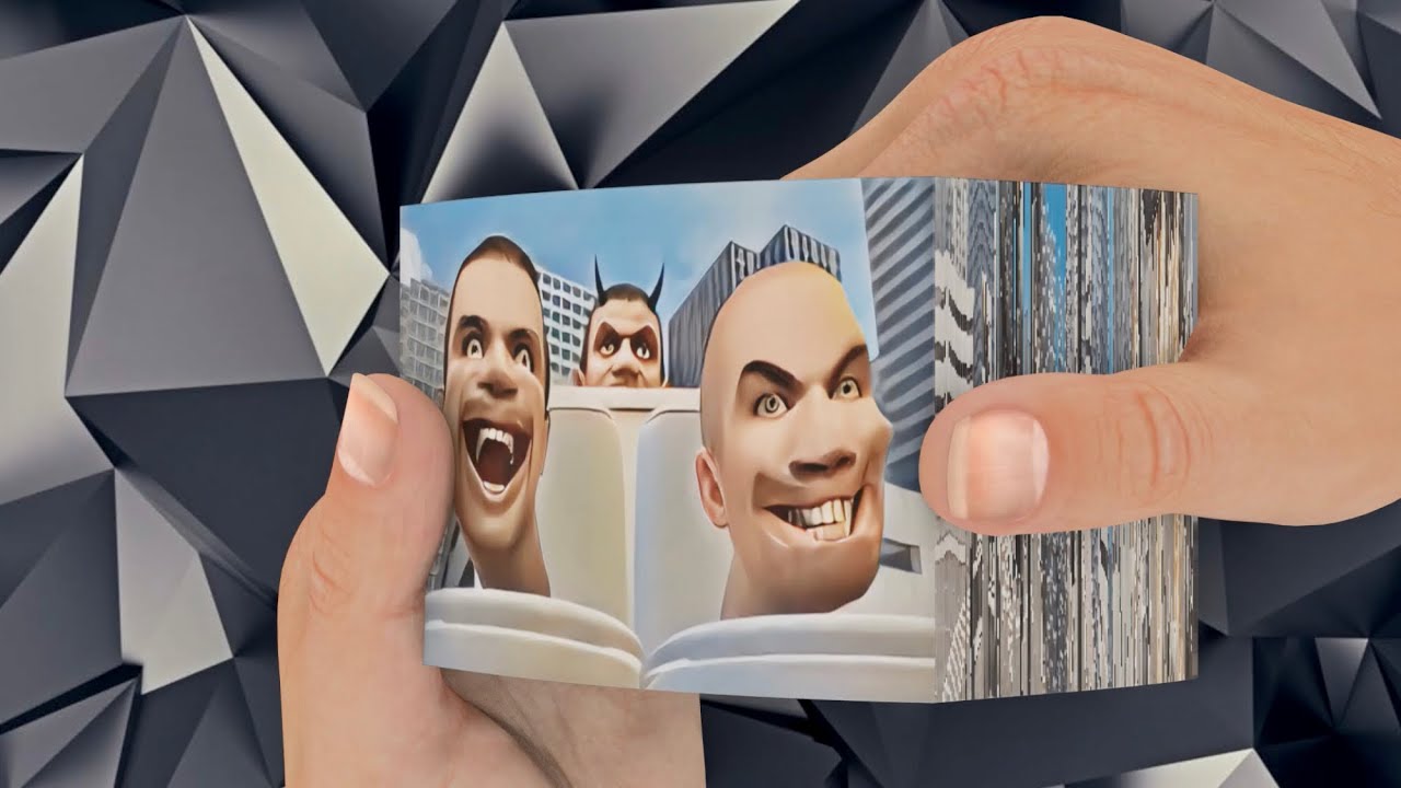 The Hilarious Skibidi Toilet Meme: Flipbook Animation - YouTube