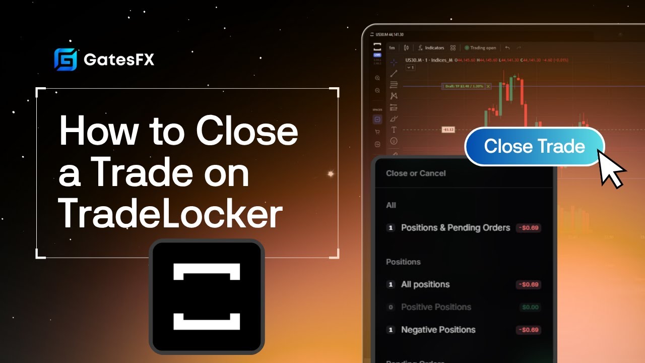 How to Close a Trade on TradeLocker with GatesFX - YouTube