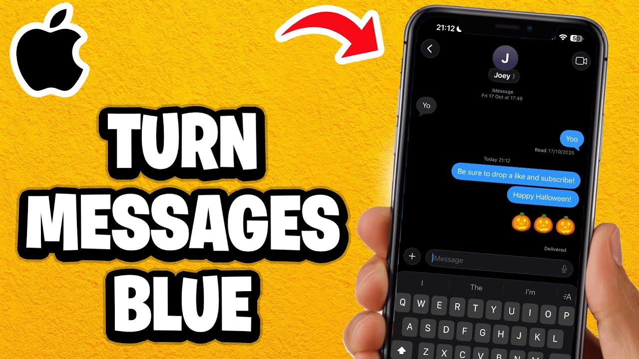 How To Turn Green Messages Back To Blue On iPhone - Fastest Guide - YouTube