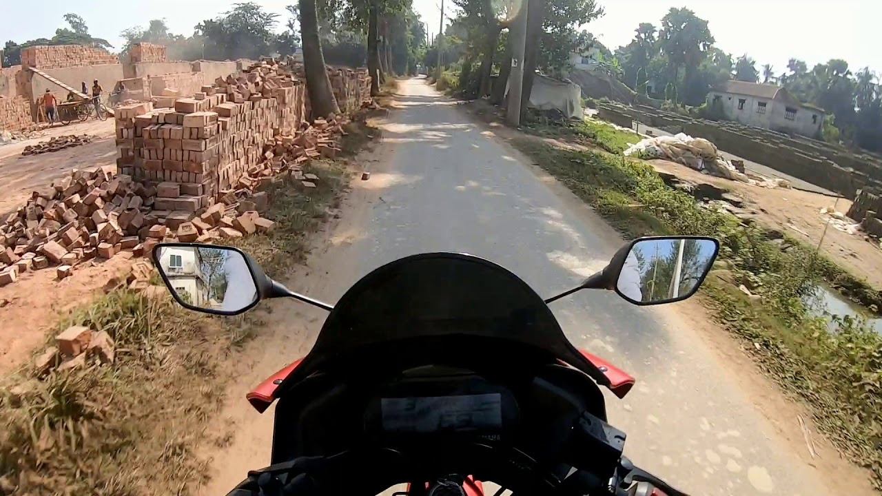90 kmph on narrow road - YouTube