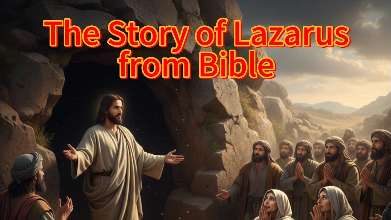 The Story of Lazarus from Bible/Jesus raised Lazarus from death#jesus # ...