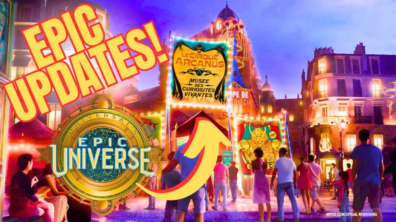 Universal Epic Universe UPDATE: NEW WANDS, FIREWORKS & FINAL ...