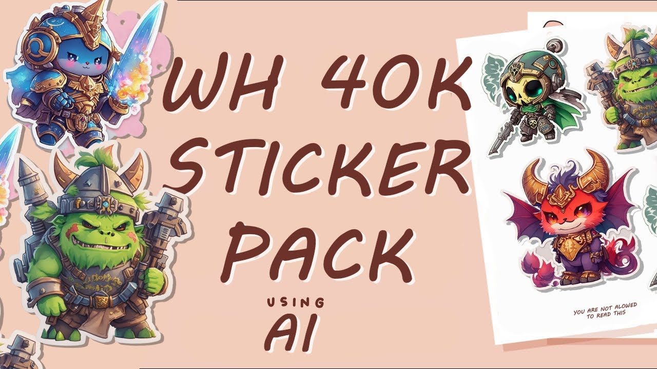 Warhammer 40k Faction Sticker Pack by AI - YouTube