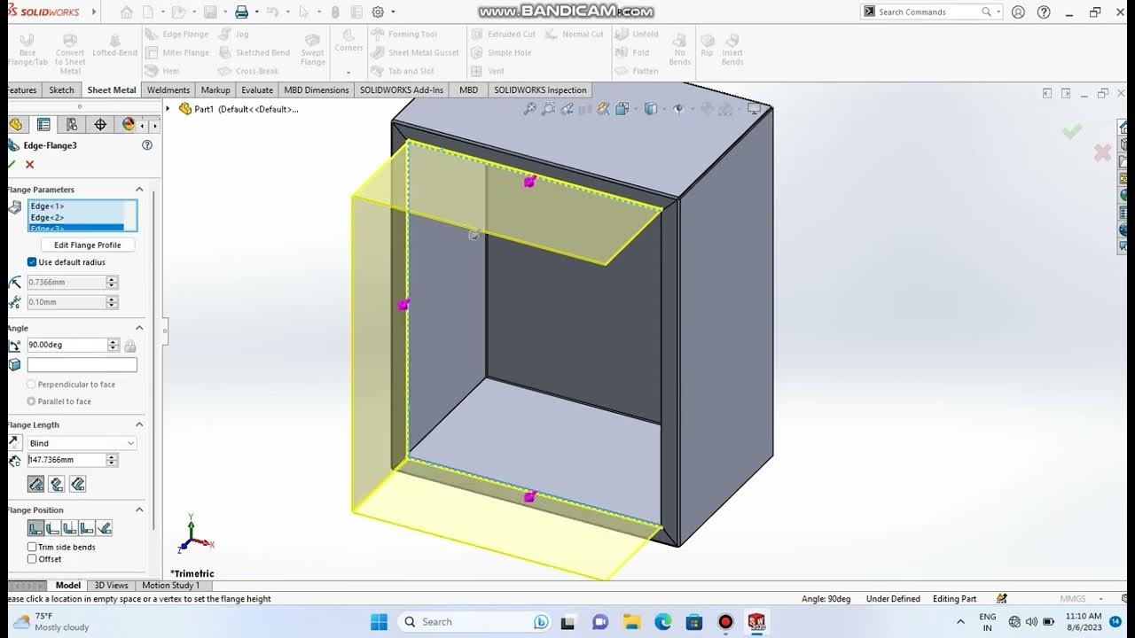 Electric box design in Solidwork - Part 1 - YouTube