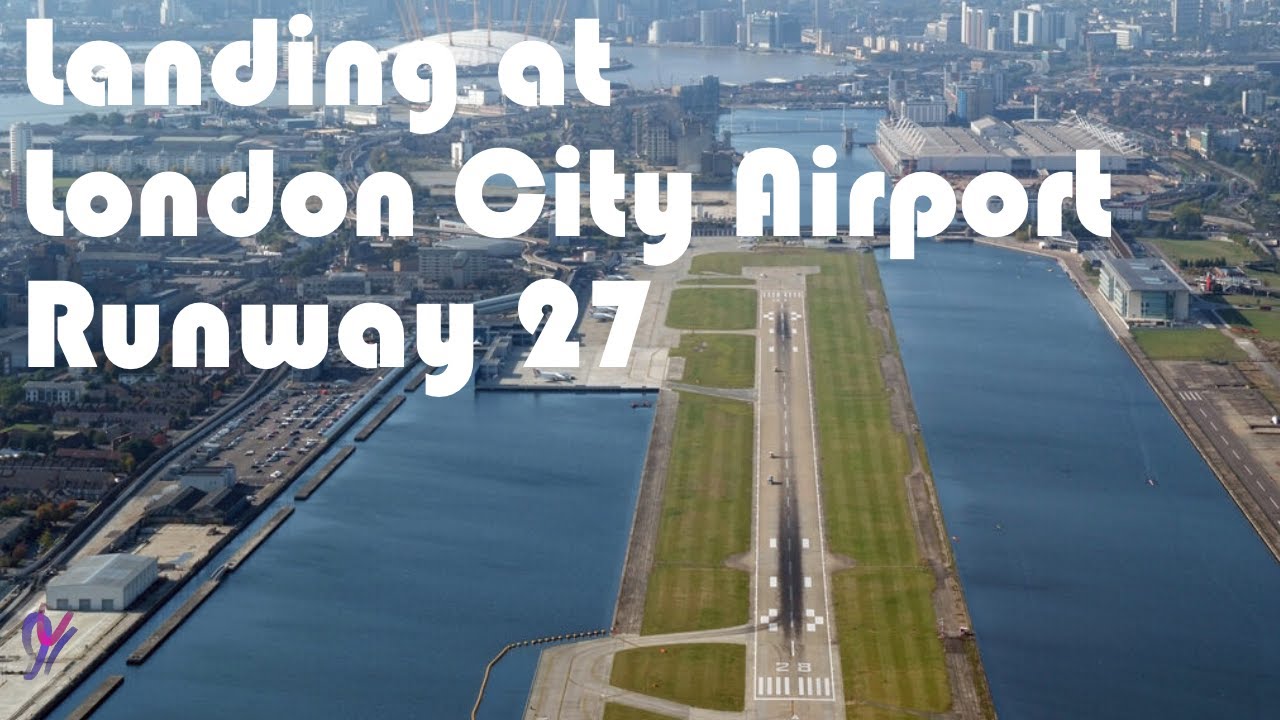 Landing at London City Airport (LCY) - YouTube