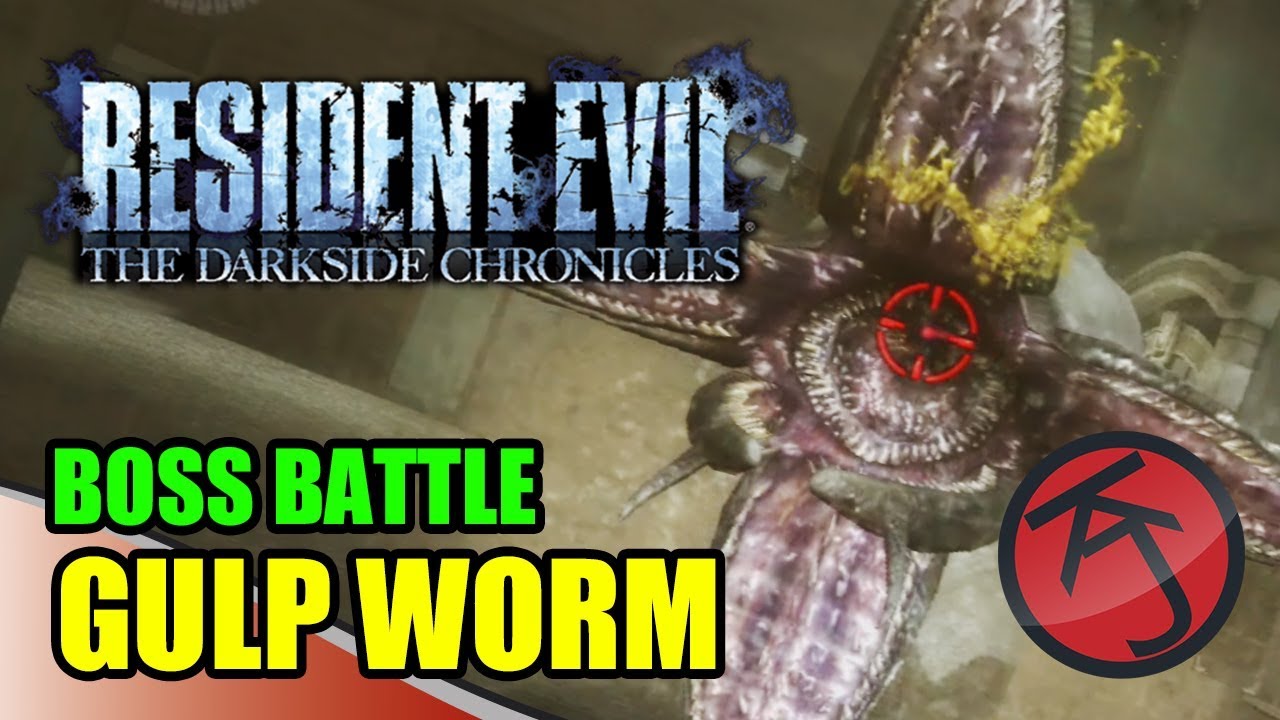 Resident Evil: The Darkside Chronicles - BOSS BATTLE: CLAIRE & STEVE VS GULP WORM - YouTube