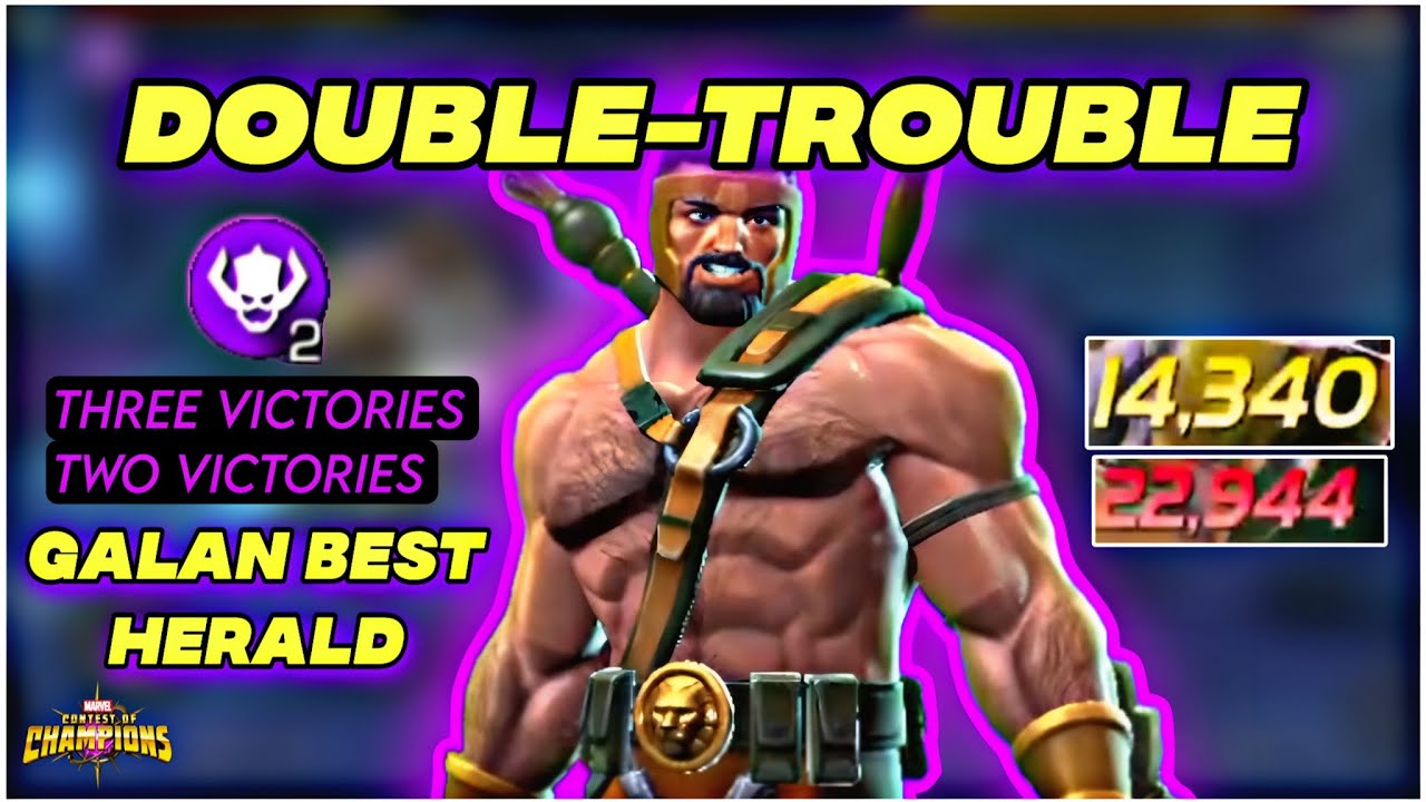 HERCULES as GALAN's Herald means POWERFULL / QUICK FIGHTS - MCOC - YouTube