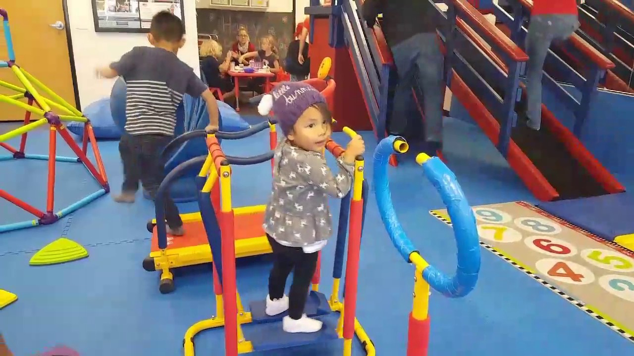 We Rock the Spectrum Kid's gym birthday fun - YouTube