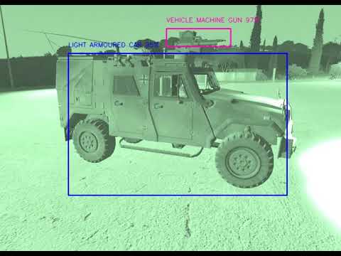Military object detection in synthetic images taken at night with an ...