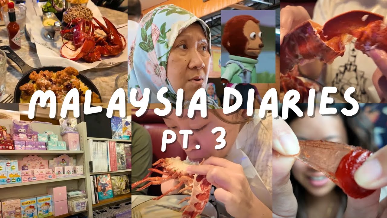 malaysia vlog #3: KL (klcc, lobster, fam) - YouTube