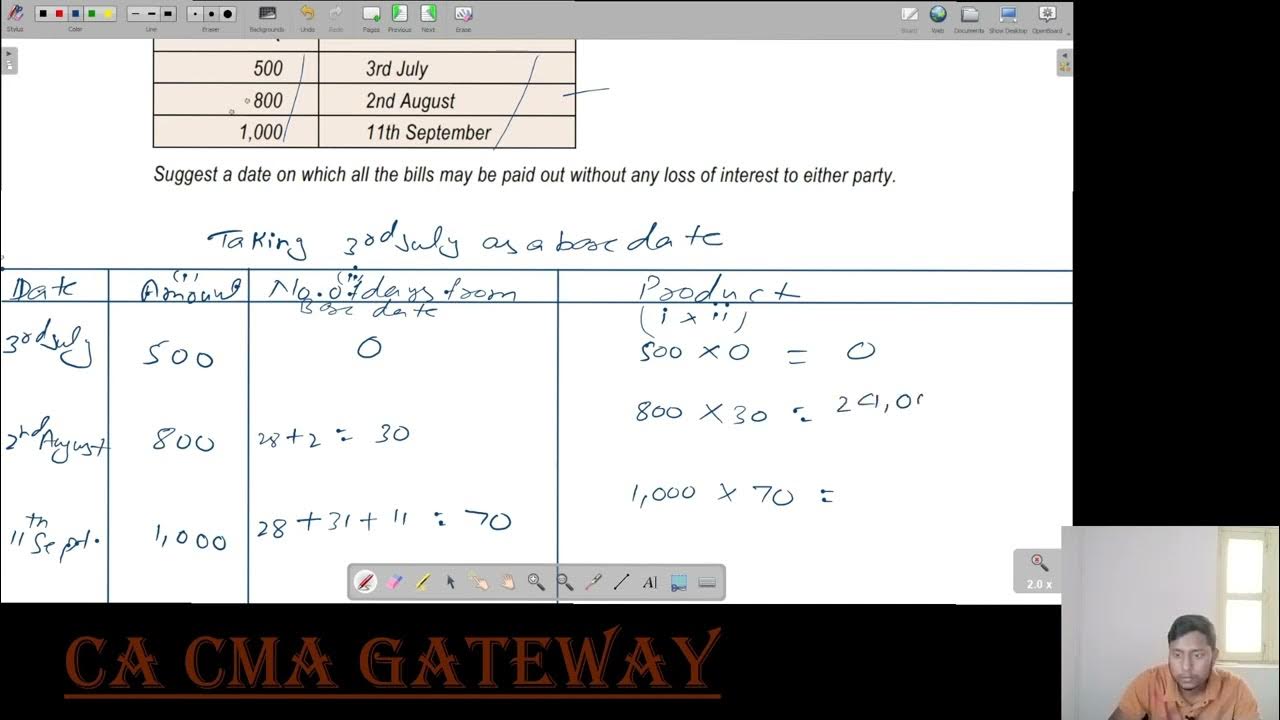 Average Due Date L -1 - YouTube