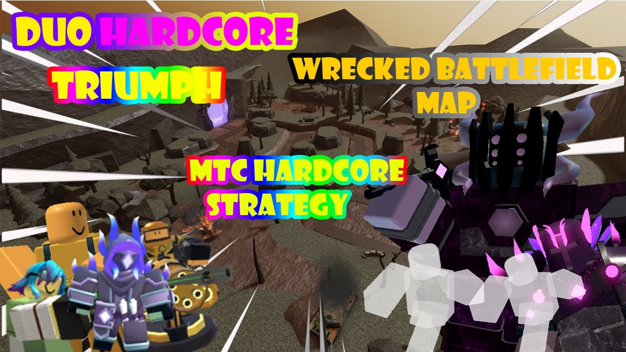 NEW TDS DUO HARDCORE (MAP: WRECKED BATTLEFIELD) - STRATEGY: MTC ...