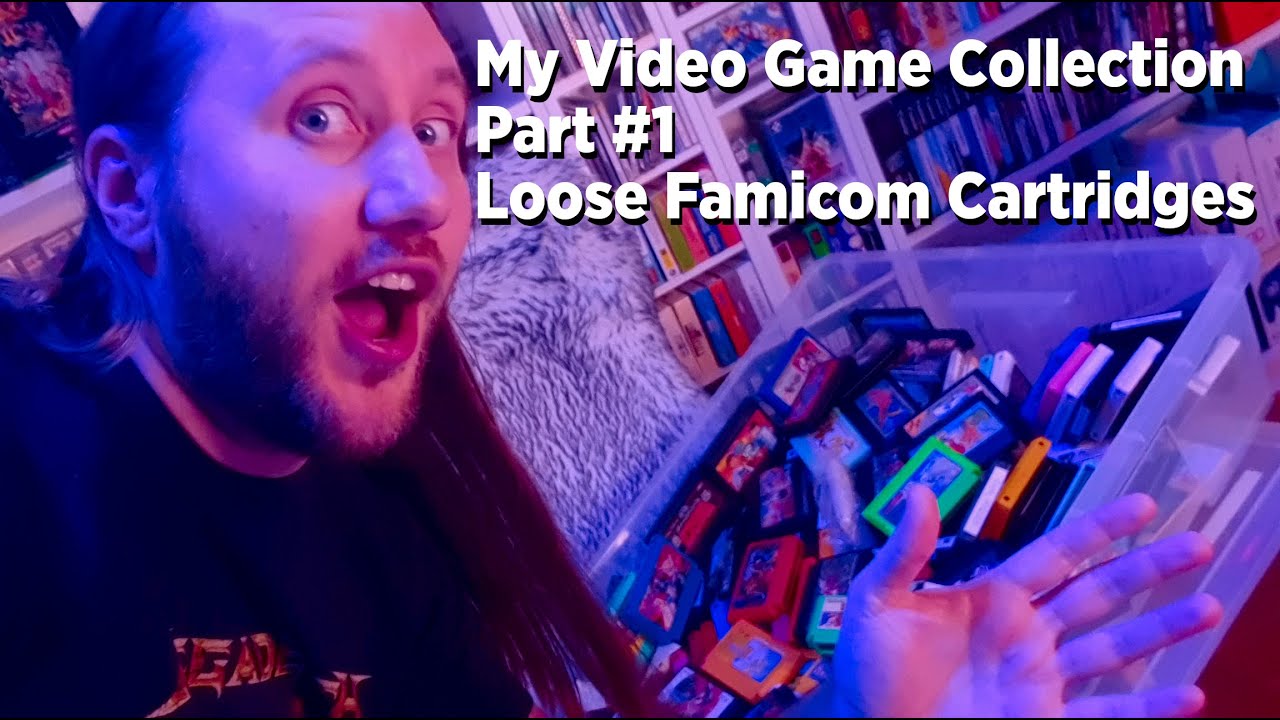 My Video Game Collection - Part #1 - Loose Famicom Cartridges - YouTube