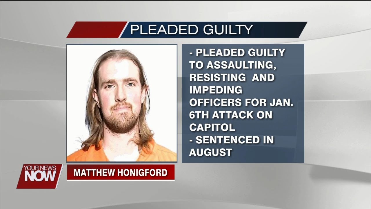 Matthew Honigford pleads guilty to charges relating to January 6th ...