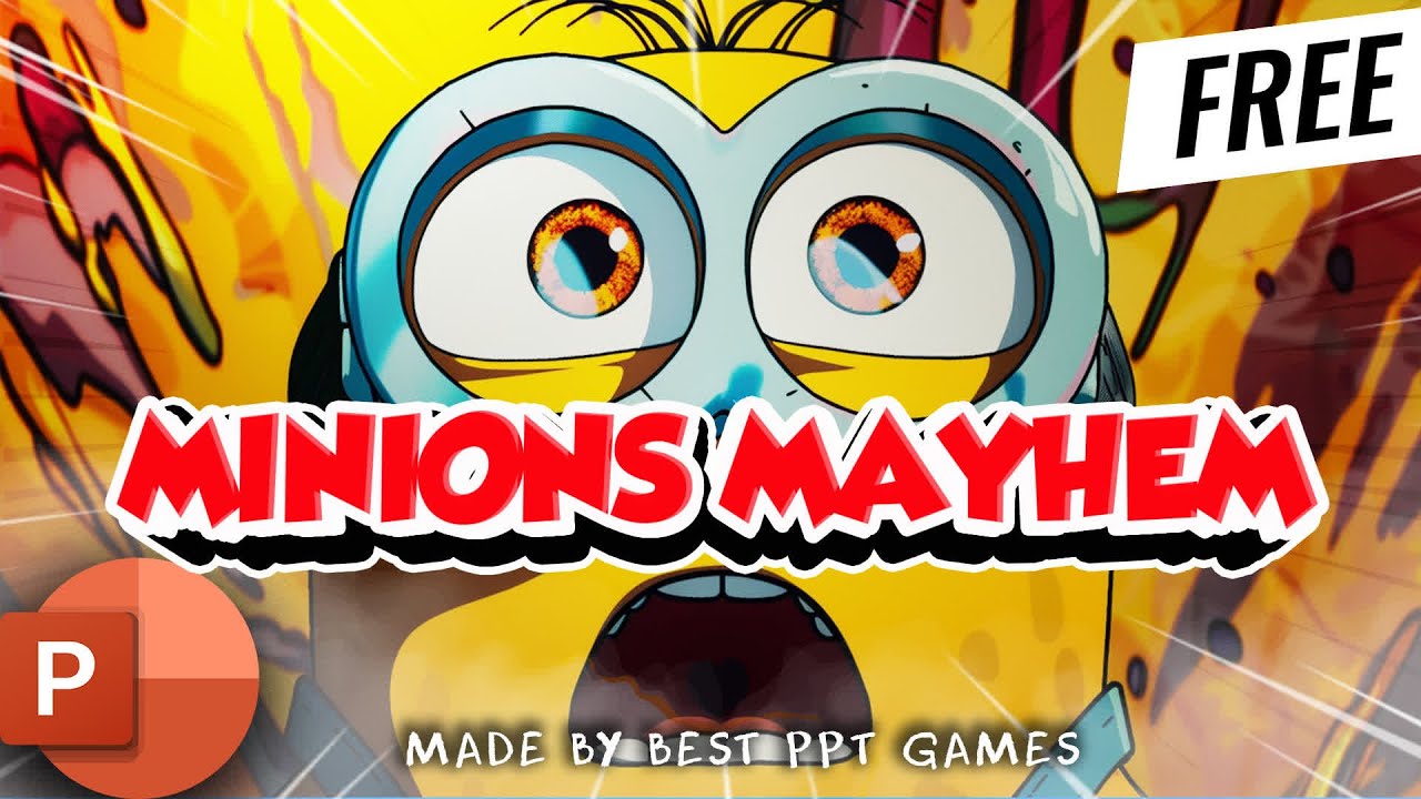 Minions Mayhem PowerPoint Game Template | Best PPT Games - YouTube