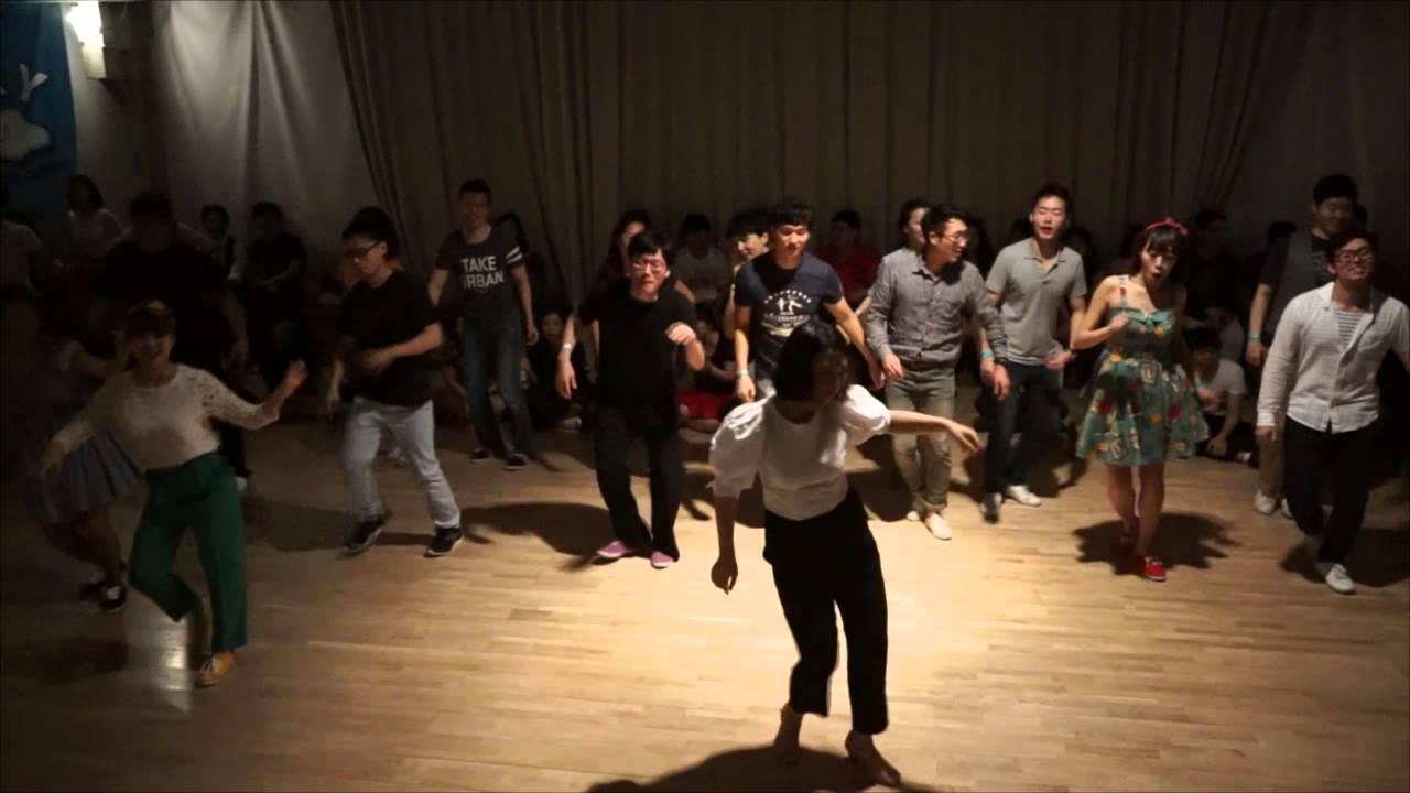 2014 9th Oill Camp Line dance perfomance with students - Al Minns Shim ...