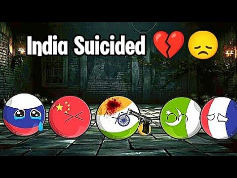 India Suicided 💔😞 [ Very Emotional Story 🤧🥺 ] countryballs in nutshell ...