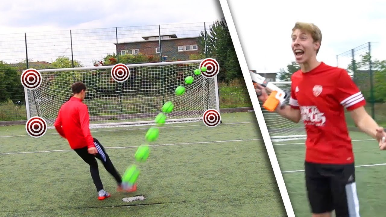 FOOTBALL TARGET FORFEIT CHALLENGES (EMBARRASSING) - YouTube
