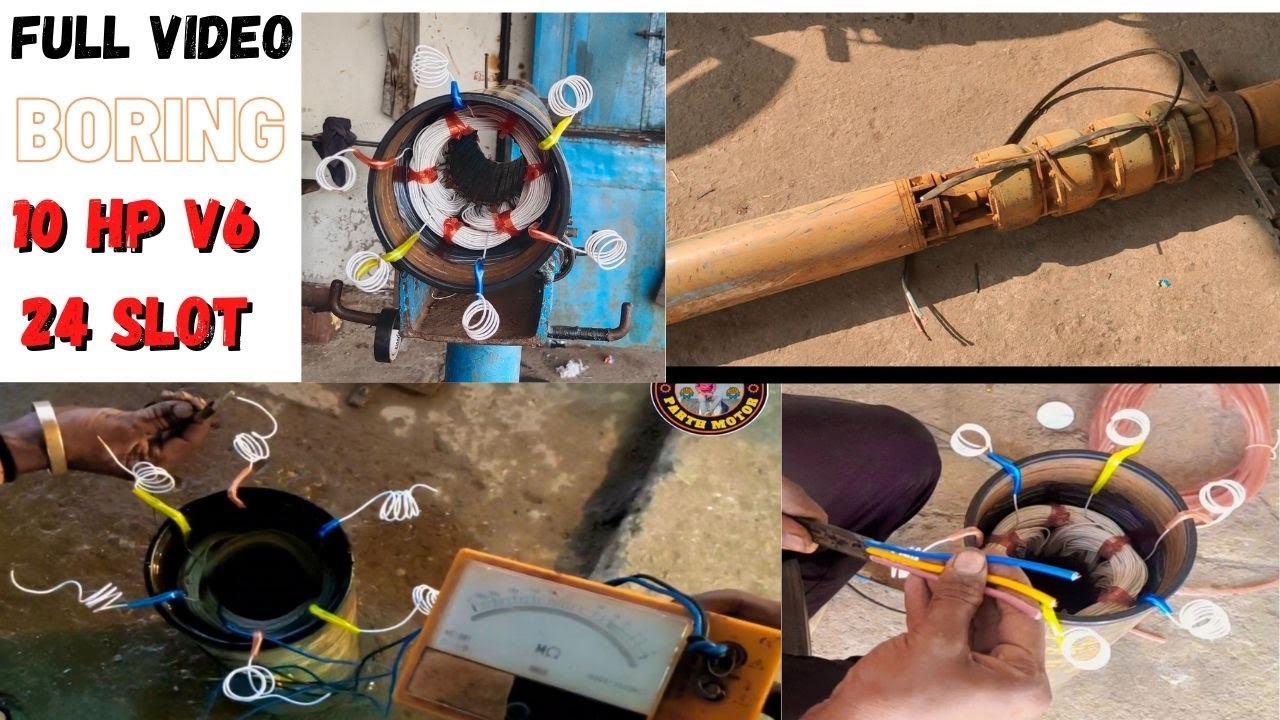 Full Video / 10 hp boring motor/ 10 hp submersible water pump / 10 hp ...