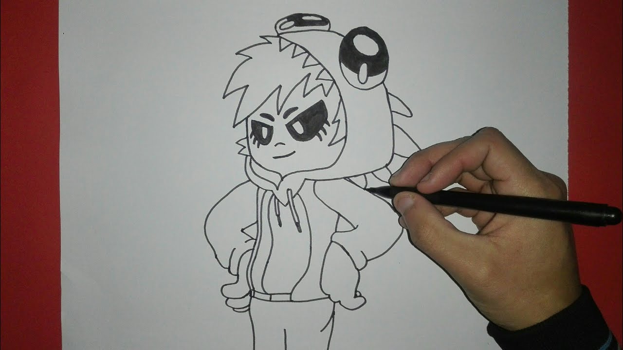 Cómo dibujar a RaptorGamer.EXE | How to draw RaptorGamer.EXE - YouTube