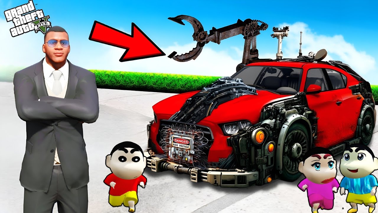 GTA 5 but Franklin's Car Can Transform in GTA 5 ! JSS GAMER ( GTA 5 ...