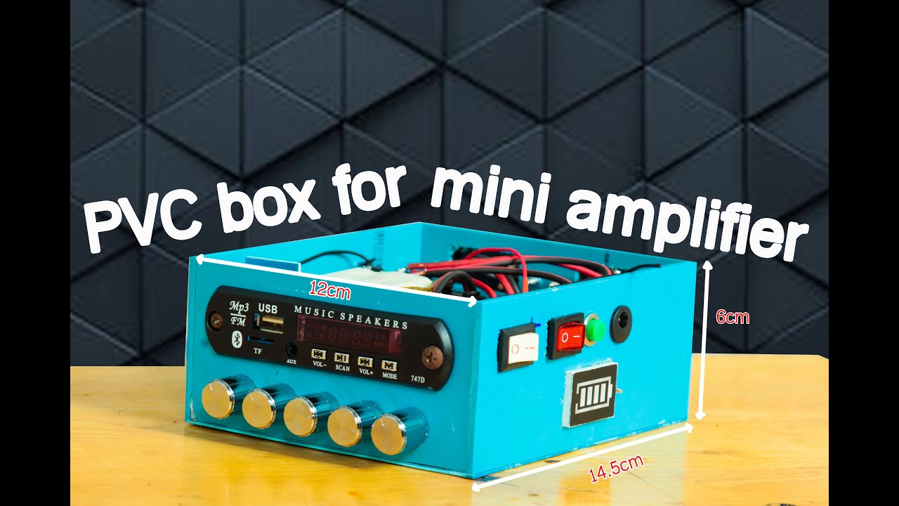 how to make amplifier mini easy use - YouTube