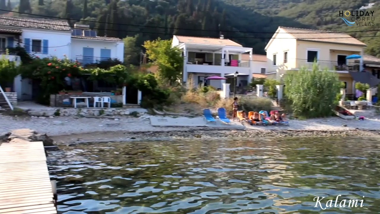 Kalami beach in Corfu - YouTube