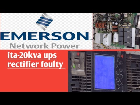 Emerson ita-20kva ups How to check rectifier board - YouTube
