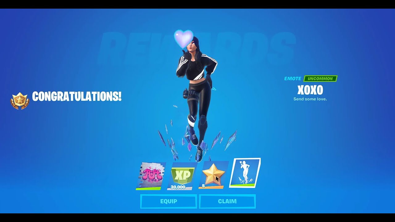 Easy Method to Unlock Free XOXO Emote in Fortnite - Complete Post Rift ...