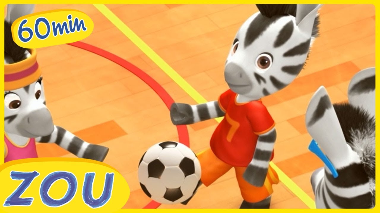Zou and Ball Sports | 1 Hour Compilation | Zou in English 🦓 | Cartoons ...
