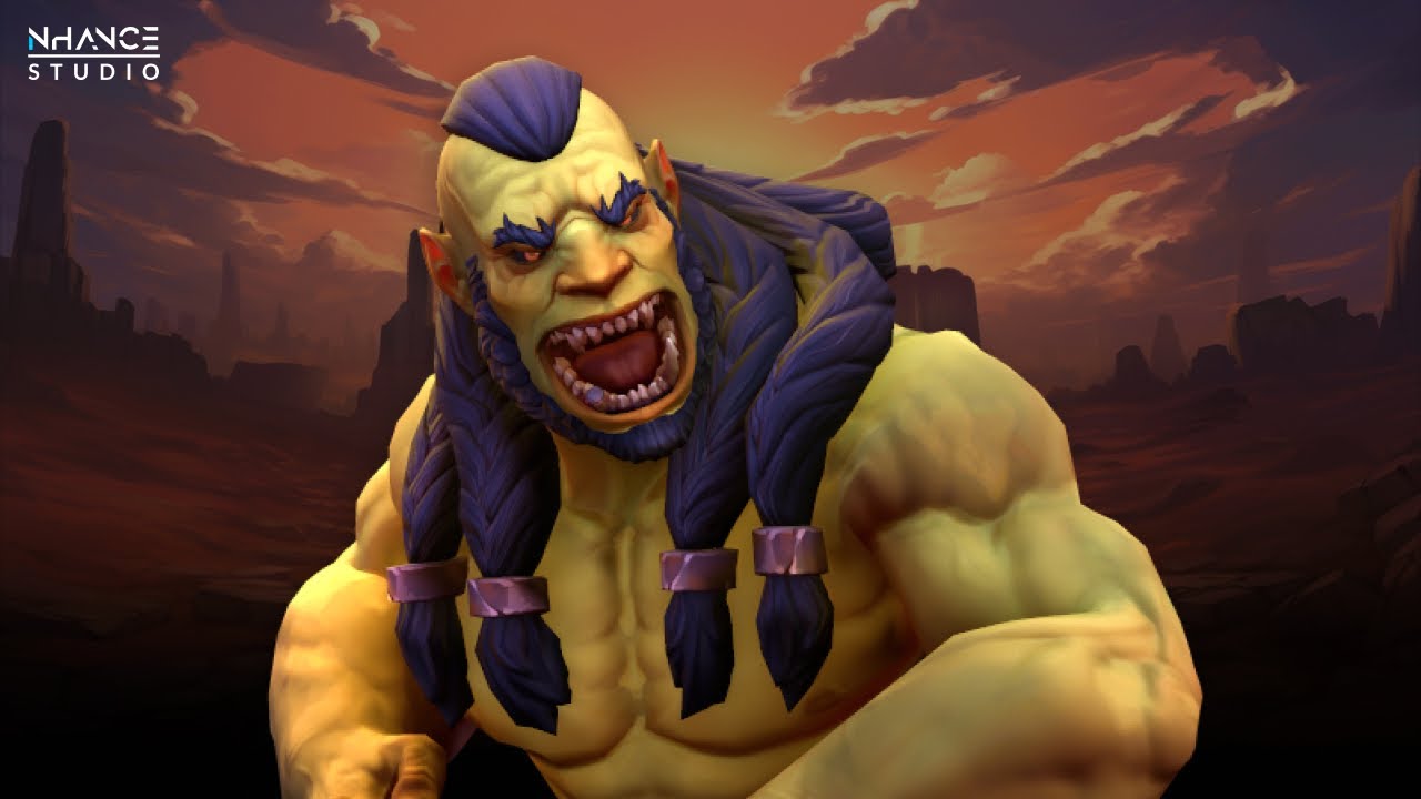 Stylized Orc Male: Base Animations Set Preview - YouTube