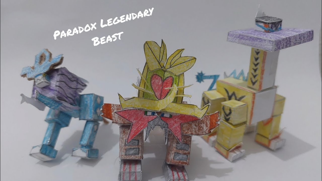 Past legendary beast! | Paper Craft [21] - YouTube